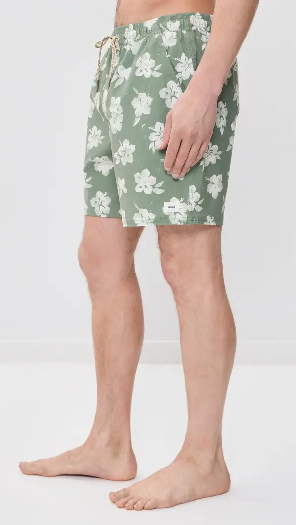 KATIN Stamps Volley Swim Trunks 7
