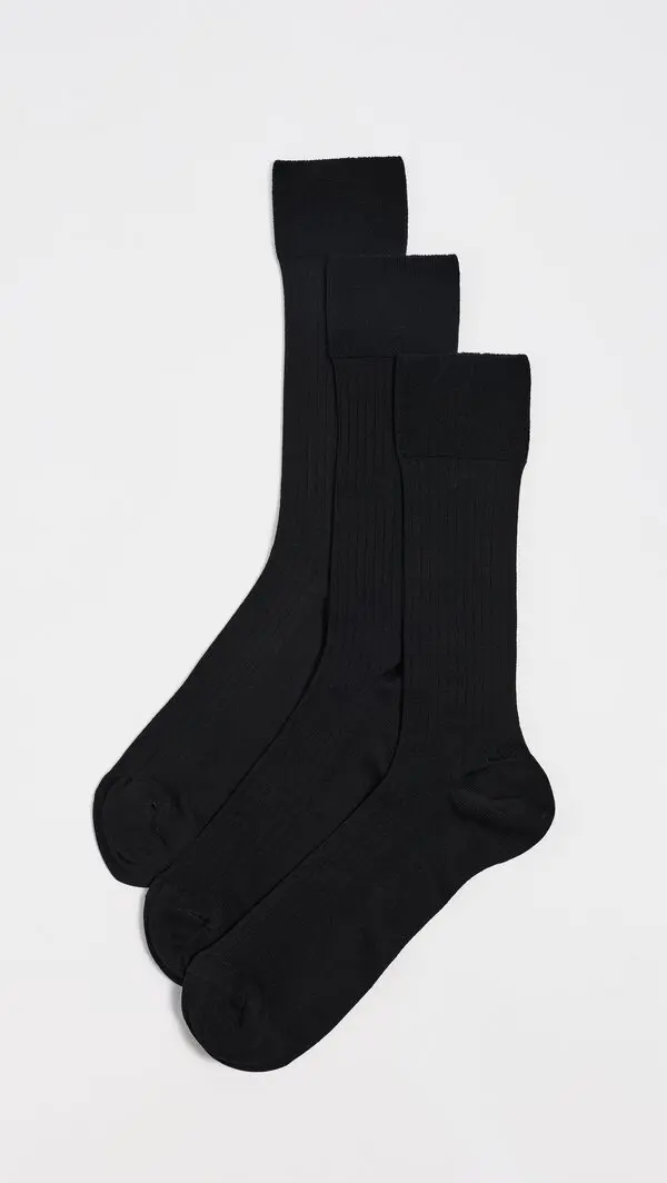 Nn07 Cotton Ribbed Socks 3-pack