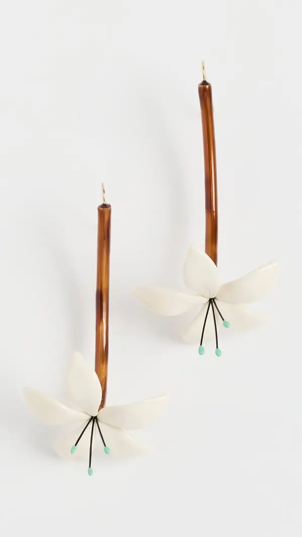 Tory Burch Curiosity Flower Earrings