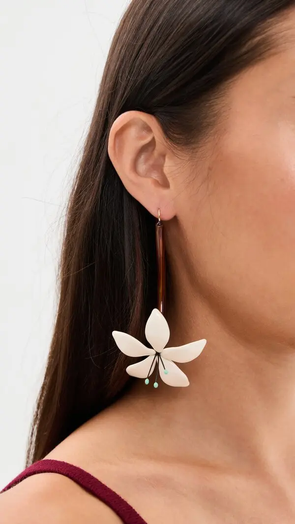 Tory Burch Curiosity Flower Earrings