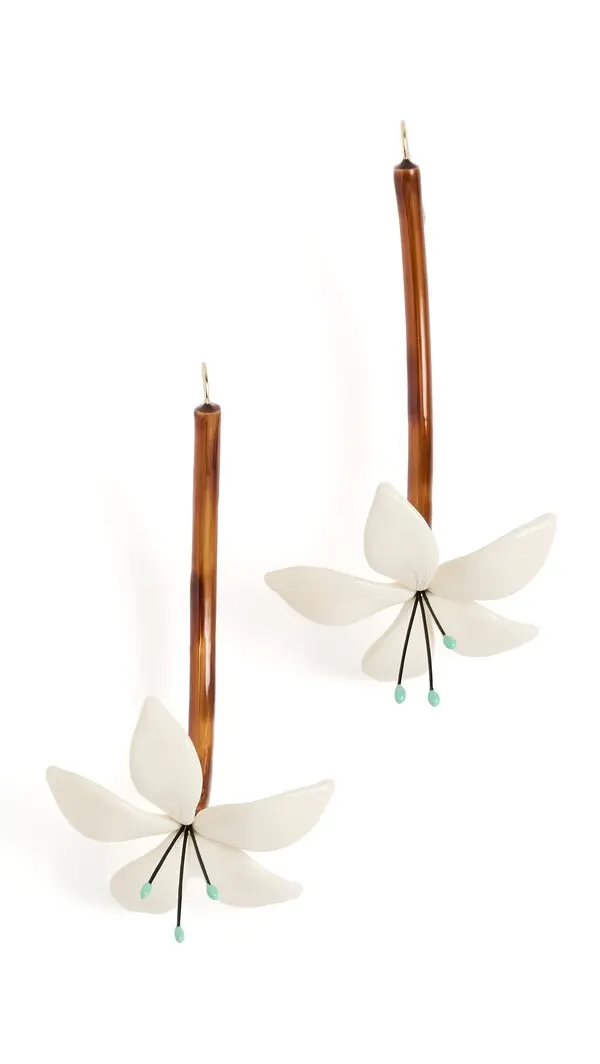 Tory Burch Curiosity Flower Earrings