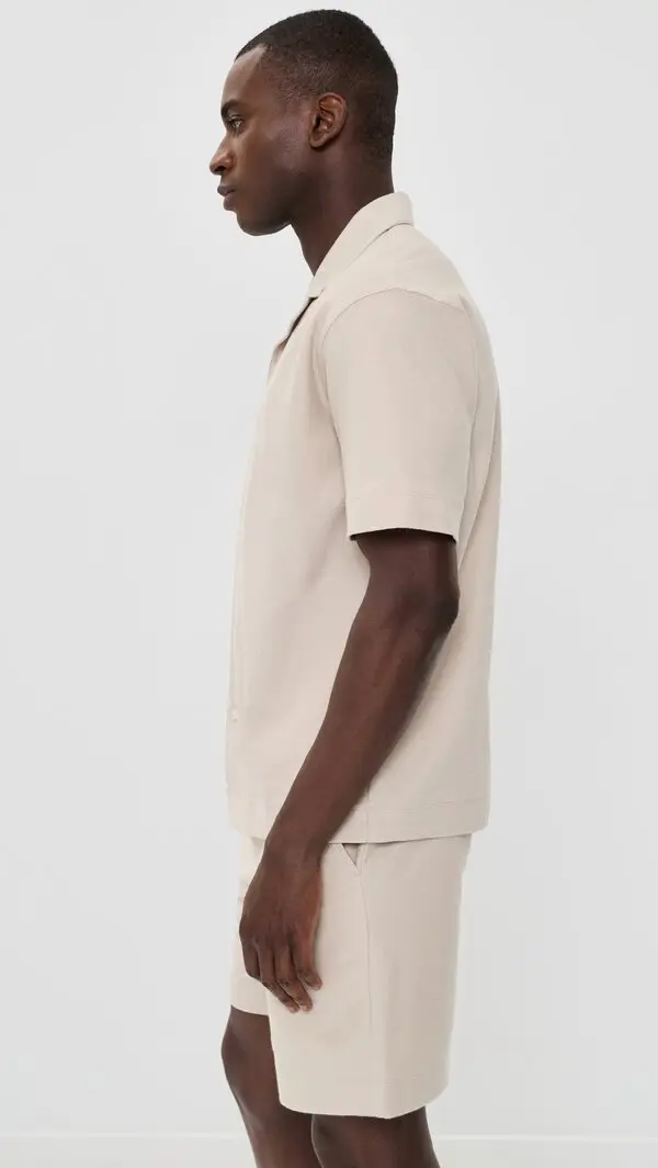 Theory Soft Terry Collar Shirt