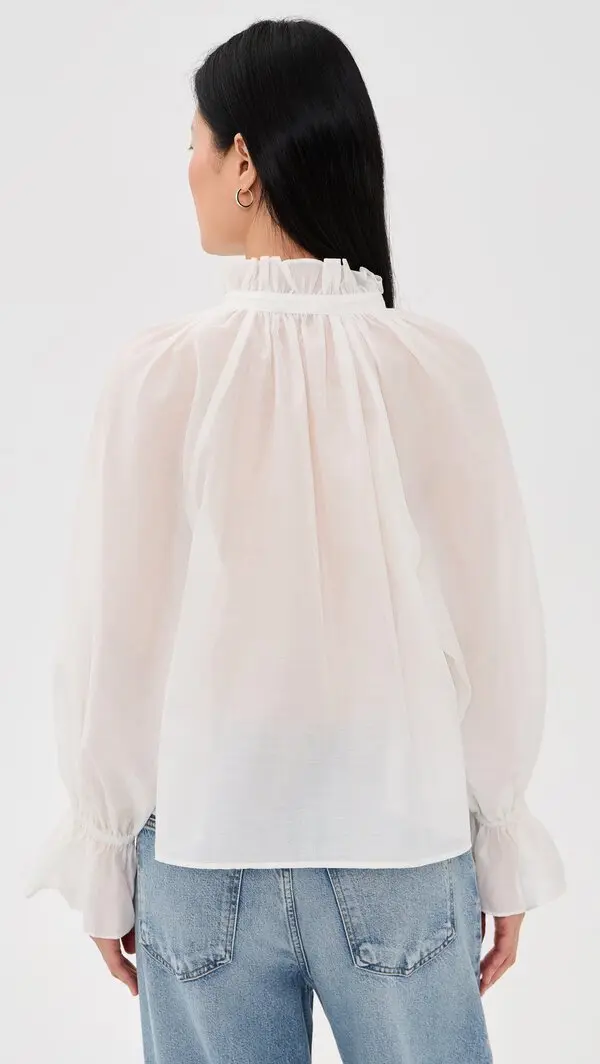 Polo Ralph Lauren Cotton-silk Organdy Blouse