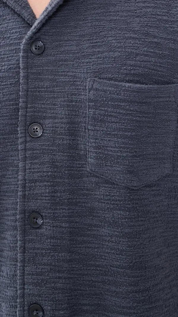 Marine Layer Cam Jacquard Resort Shirt