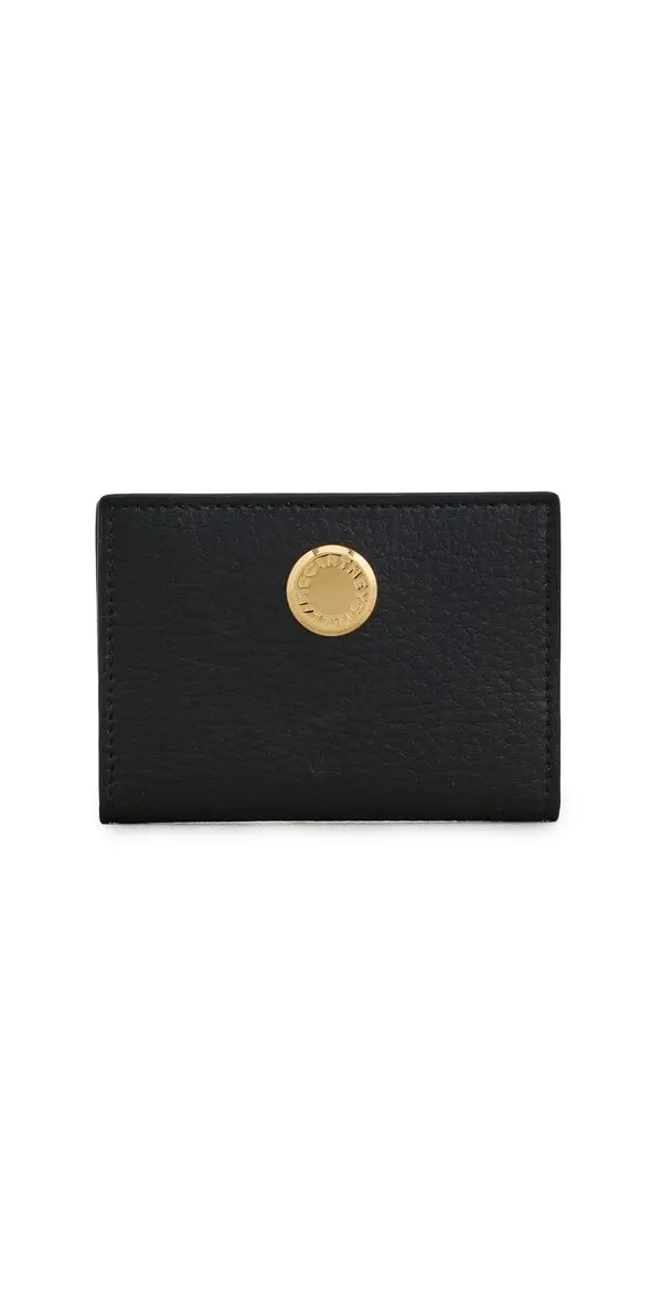 Stella McCartney Logo Card Holder - Black