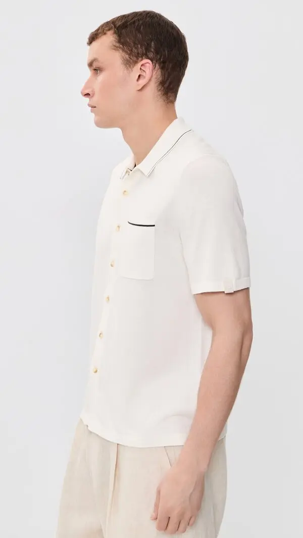 Rag & Bone Conrad Silk Blend Dalton Shirt