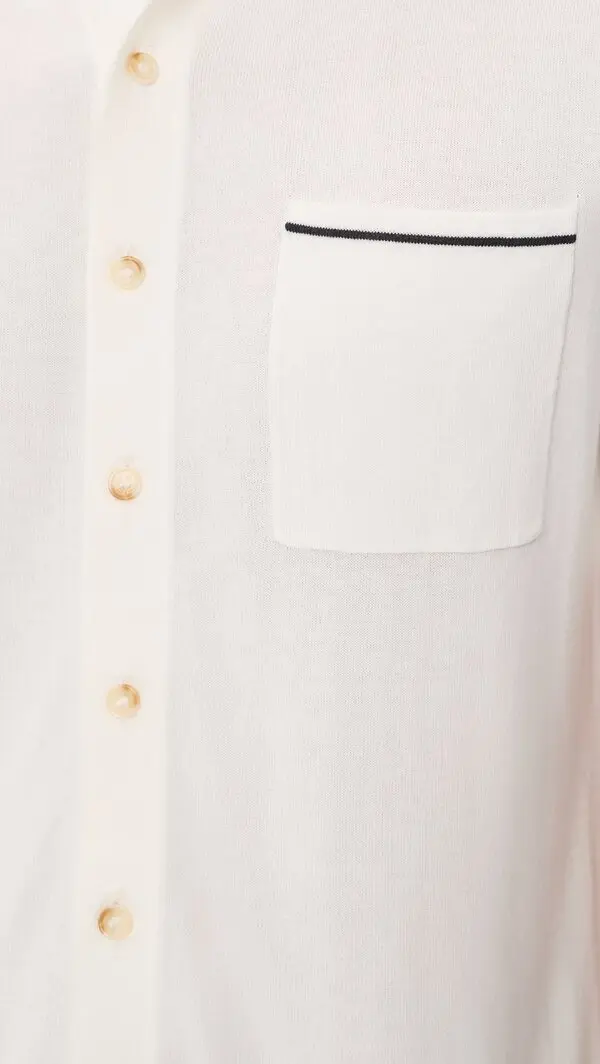 Rag & Bone Conrad Silk Blend Dalton Shirt