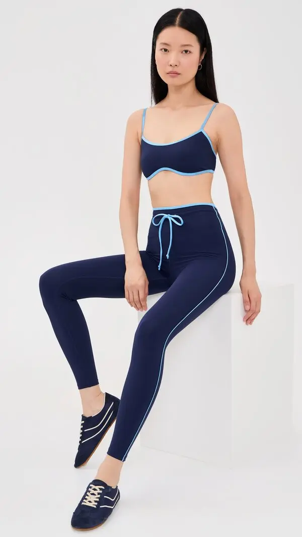 Year Of Ours Sport Sprint 7/8 Leggings - Midnite Spt Blu