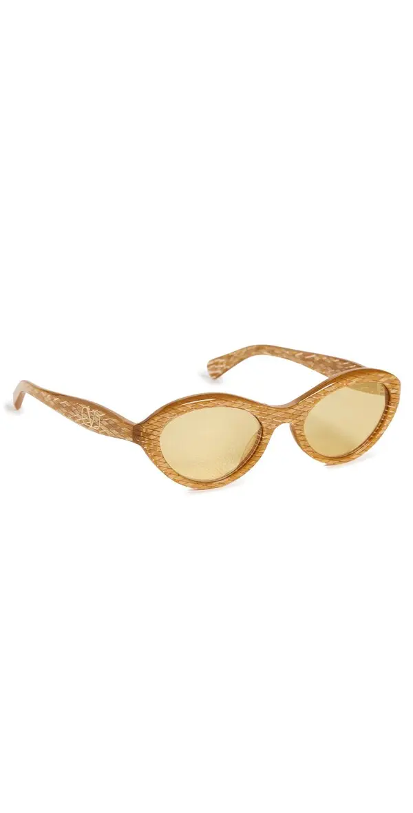 Valentino Garavani Cat Eye Sunglasses - Gold/yellow