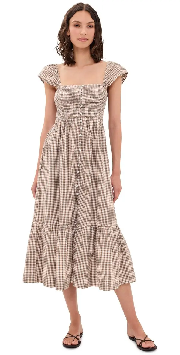 MAREA Celine Gingham Dress