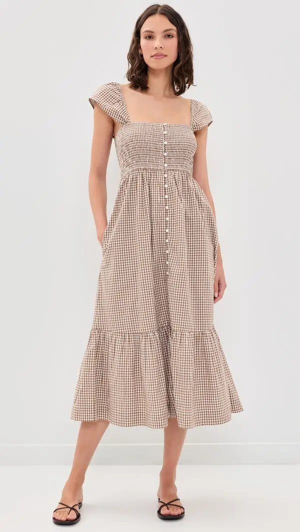 MAREA Celine Gingham Dress