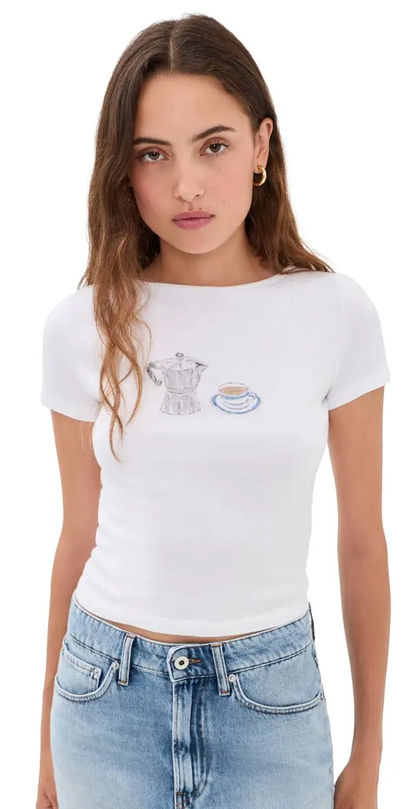 LISA SAYS GAH Alex Tee - Coffee