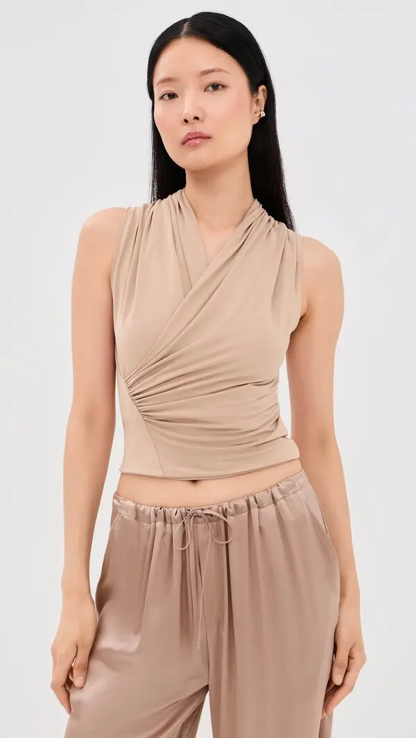 Sablyn Danika High Wrap Tank