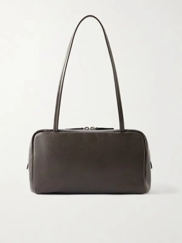 THE ROW Astra Leather Shoulder Bag - Brown