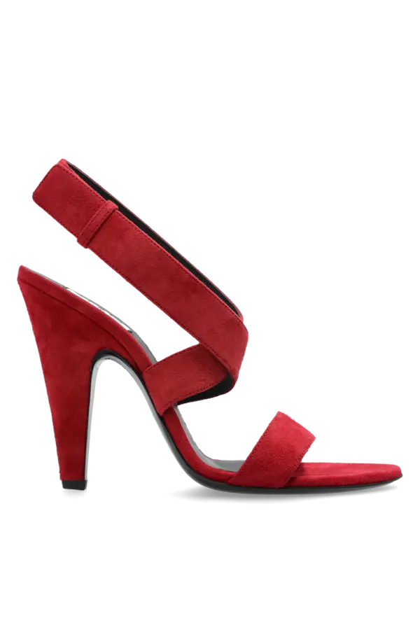 Alaïa Suede Heeled Sandals