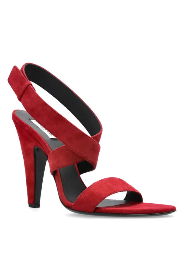 Alaïa Suede Heeled Sandals