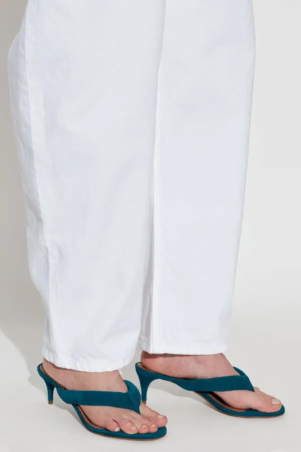 Alaïa Suede Heeled Mules