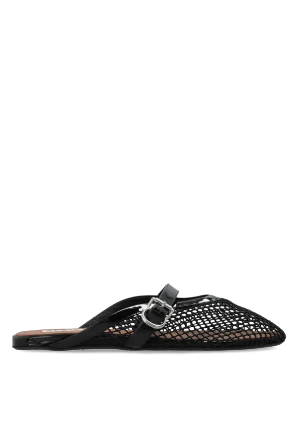 Alaïa Slides With A Strap