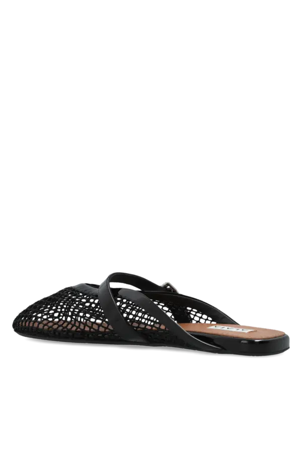 Alaïa Slides With A Strap