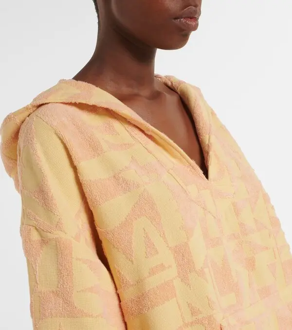 Zimmermann Pop Fringed Cotton Terry Mini Dress