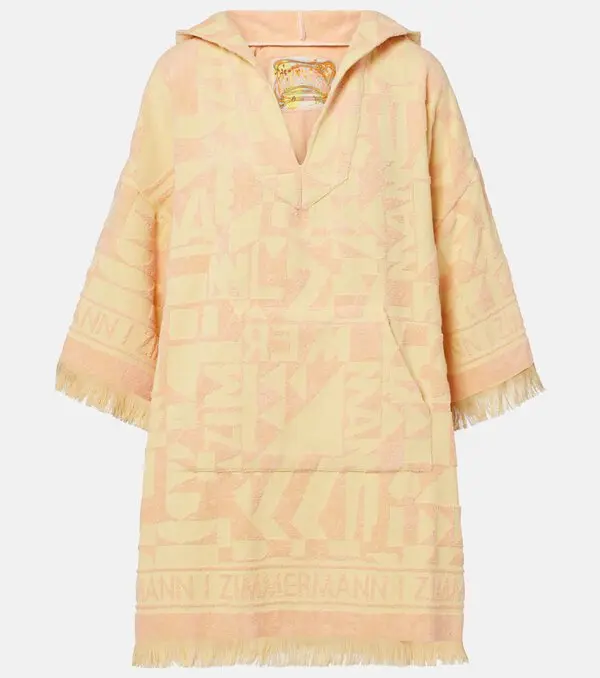 Zimmermann Cotton Terry Minidress - Mango