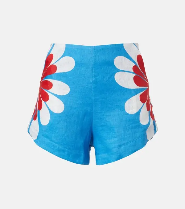CALA DE LA CRUZ Bahamas Linen Shorts