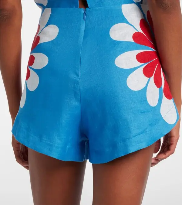 CALA DE LA CRUZ Bahamas Linen Shorts