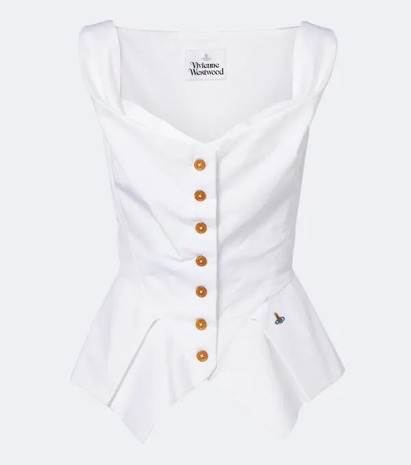 VIVIENNE WESTWOOD Cotton Top - White
