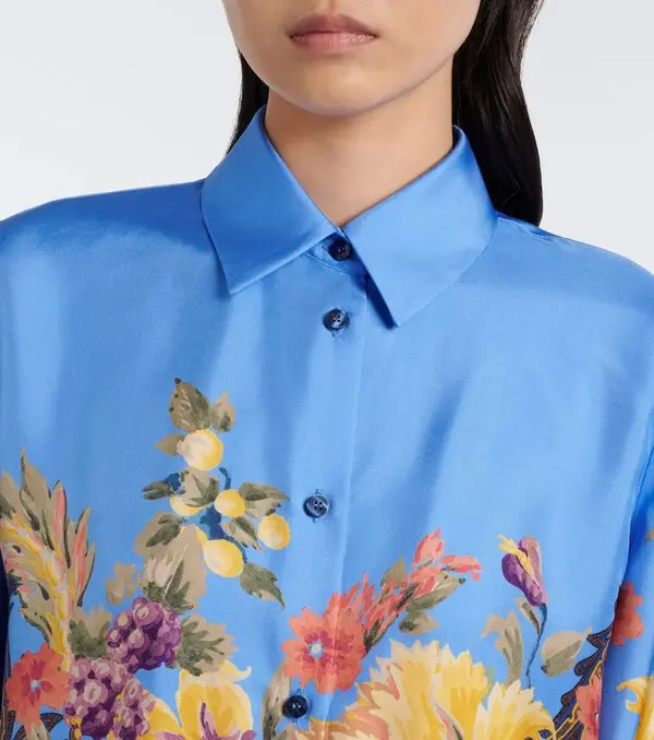 Etro Floral Silk Shirt