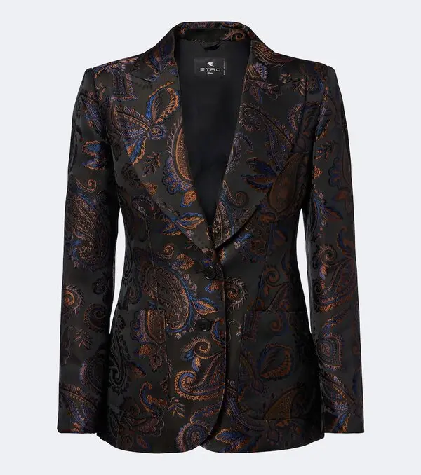 Etro Paisley Jacquard Blazer - Multicoloured