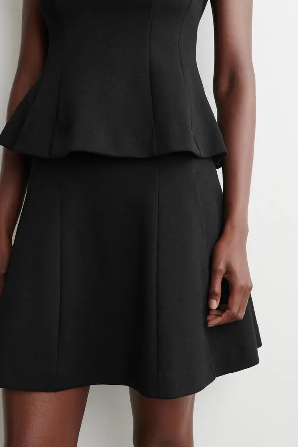 Cos Sculpted Paneled Jersey Mini Skirt