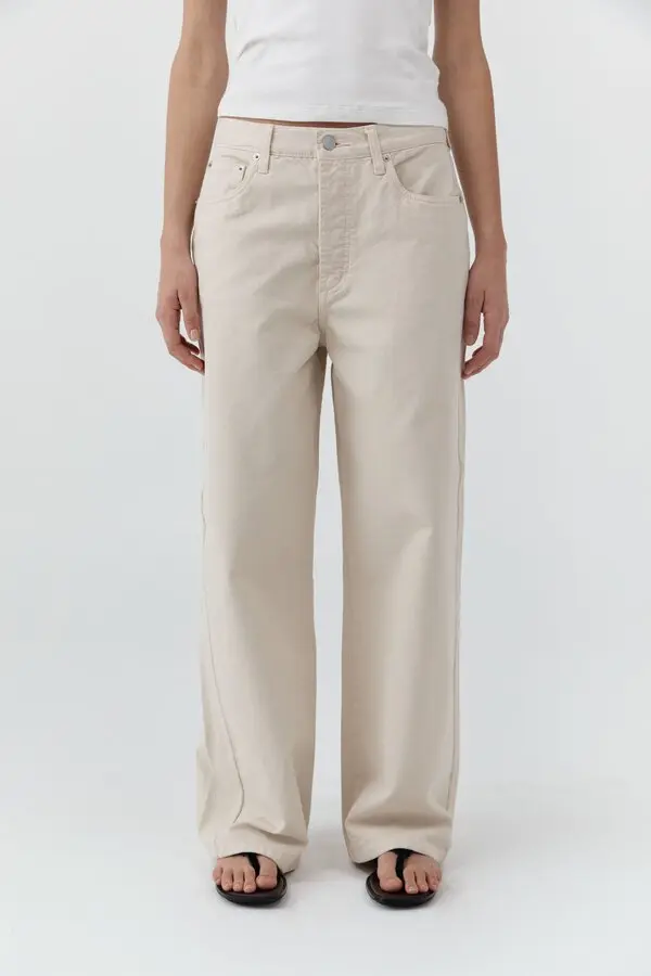ST. AGNI Canvas Classic Mid Rise Jeans