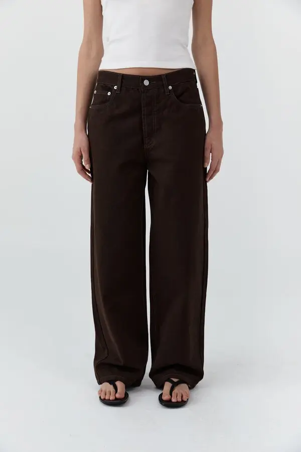 ST. AGNI Canvas Classic Mid Rise Jeans