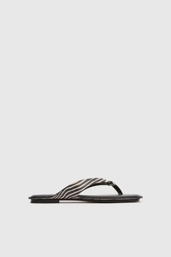 ST. AGNI Opanka Slide Sandals - Savannah