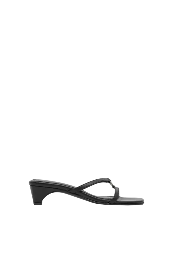 ST. AGNI Multi Strap Heel - Black