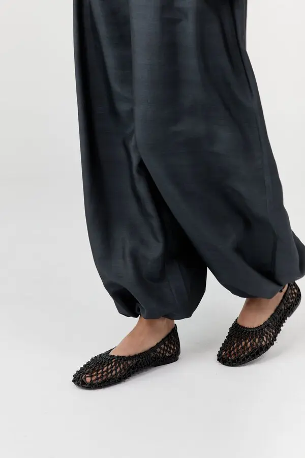 ST. AGNI Woven Ballerina Flat