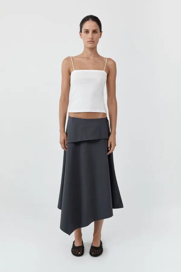 ST. AGNI Organic Cotton Square Neck Cami