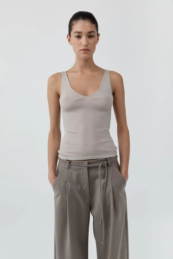 ST. AGNI Baby Wool Scoop Cami