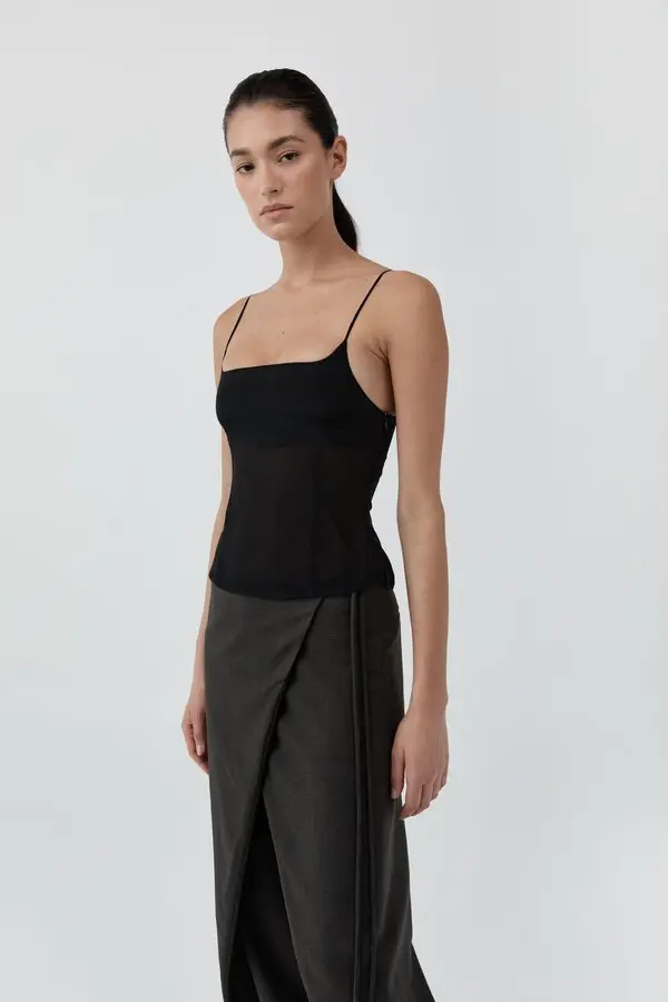 ST. AGNI Stretch Silk Cami