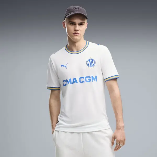 PUMA Olympique De Marseille Home Soccer Jersey Shoes