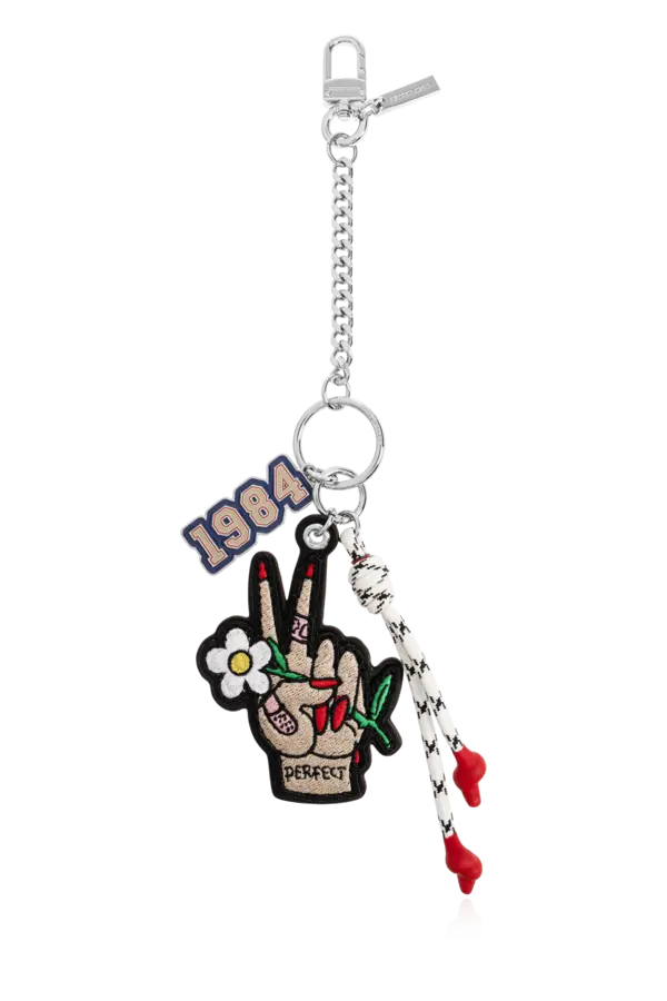Marc Jacobs Bag Keychain - Silver