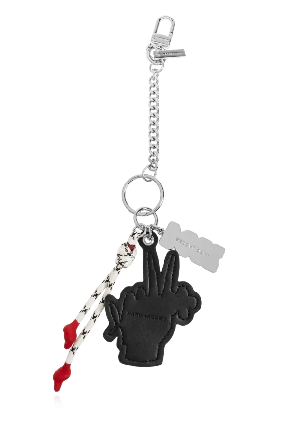 Marc Jacobs Peace Hand Charm Keychain