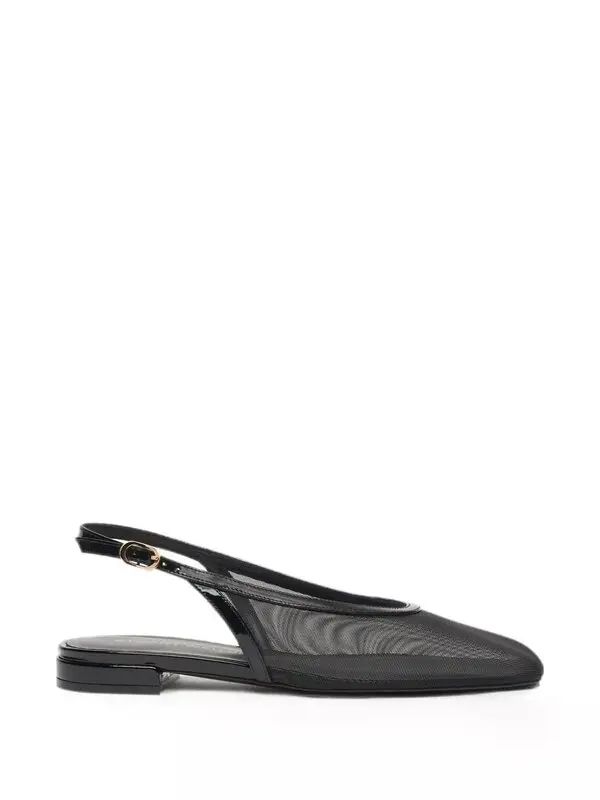 STUART WEITZMAN Mesh Slingback Pumps - Black