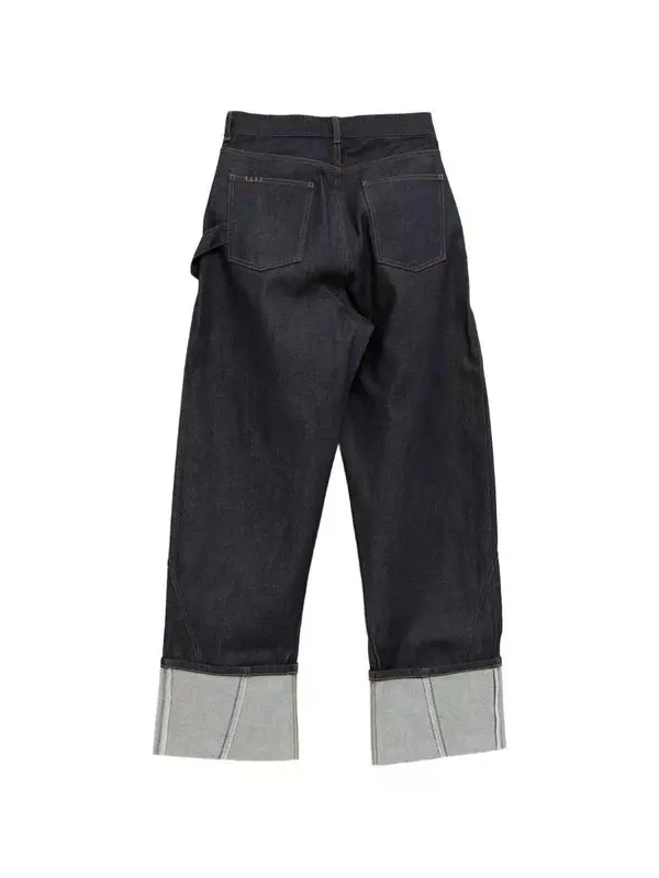JW Anderson Turned-up Wide-leg Jeans