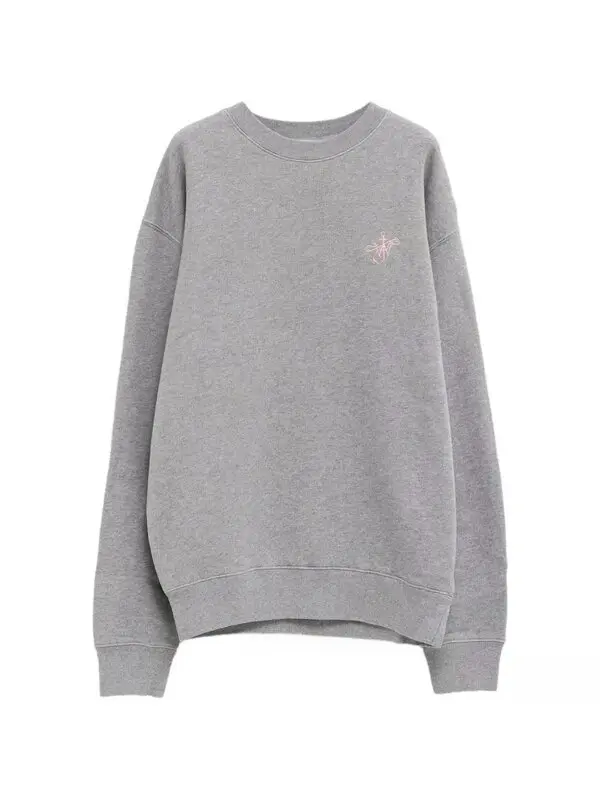 JW Anderson Melange Anchor Embroidered Sweatshirt
