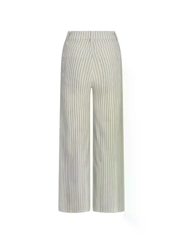 FRAME Anchor Striped Straight-leg Jeans