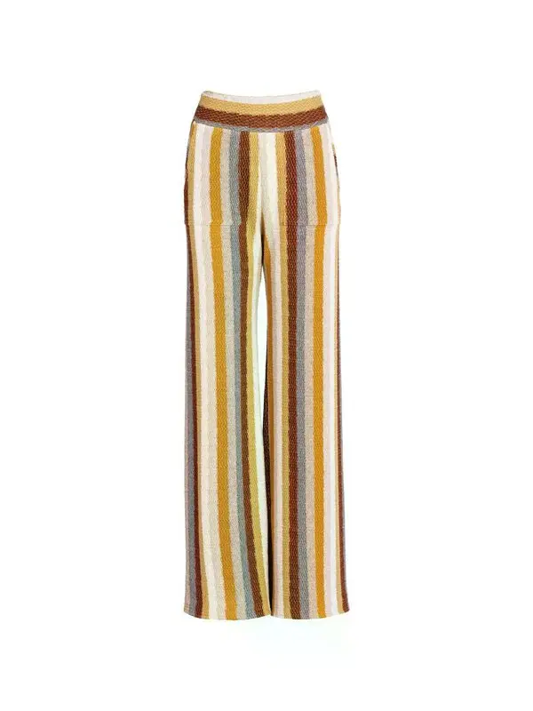 Silvia Tcherassi Colbie Striped Trousers - Neutrals