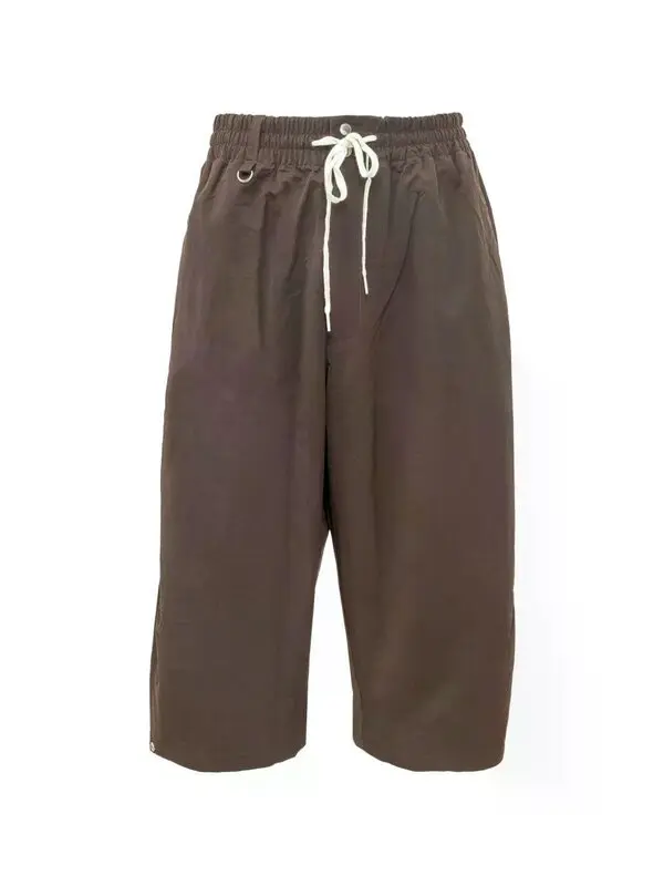 Y3 X Wales Bonner Rip Shorts - Brown