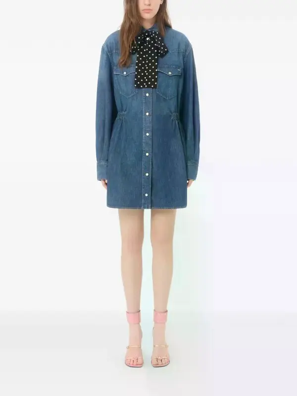 Valentino Garavani Denim Midi Dress