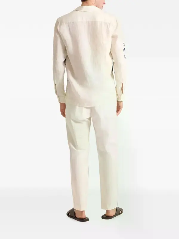 Orlebar Brown Ridley Mirabello Linen Shirt
